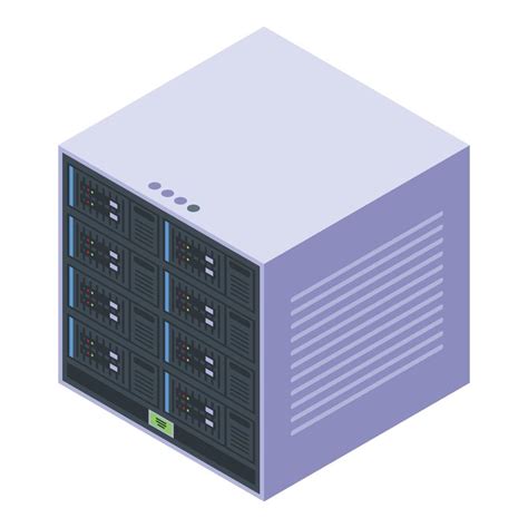 It Server Icon Isometric Style 15888541 Vector Art At Vecteezy