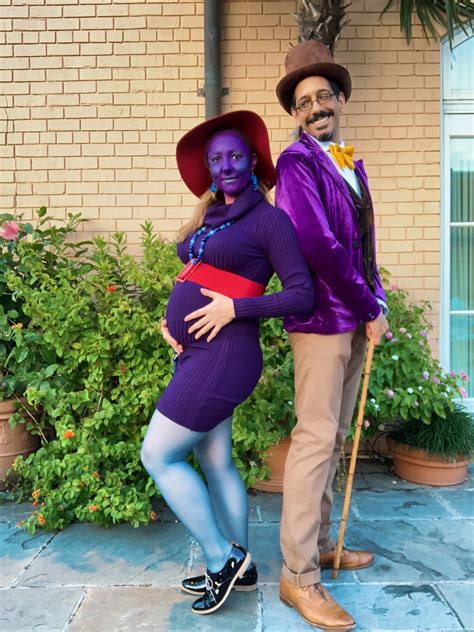 Violet Beauregarde Blueberry Costume 360 Degree View Of Me In 1970s Vb