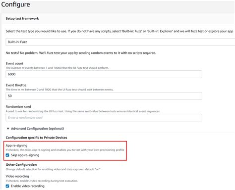 Skipping App Re Signing On Private Devices In Aws Device Farm Aws Device Farm