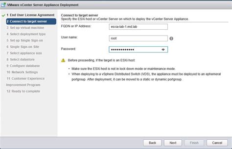 Deploying VCenter Server Appliance VCSA Update