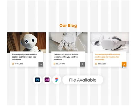 Create A Blog Ui Design Freewebpsd