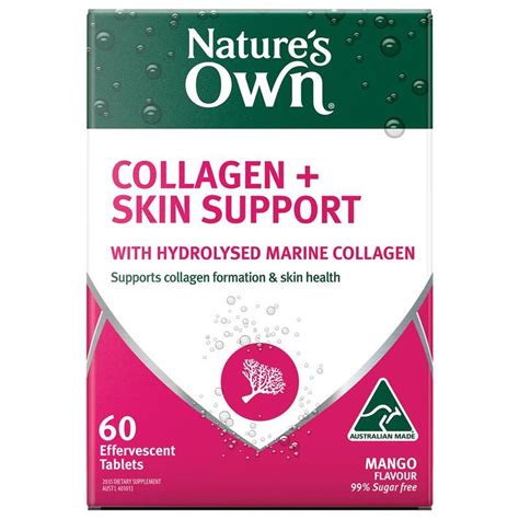 Buy Nature's Own Collagen + Skin Support Effervescent 60 Tablets Online ...