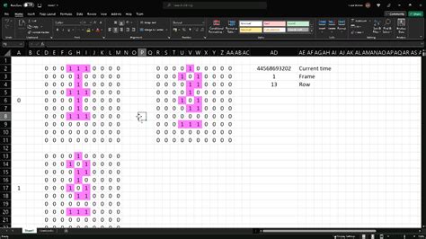 I Made A Falling Sand Cellular Automata In Microsoft Excel Rcellular