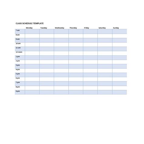 36 College Class Schedule Templates Weeklydailymonthly 36 College Class Schedule Templates Weeklydailymonthly