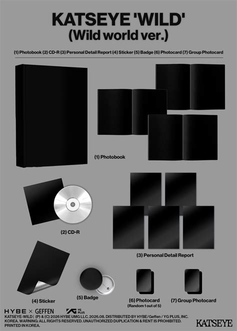 [preorder] Album Katseye Wild Kpopowo Pl Albumy Kpop Cd Gadżety