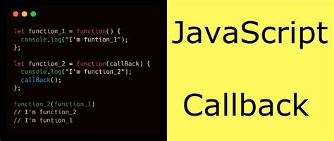 Pooja Binjwa On Linkedin A Callback Function In Javascript Is A