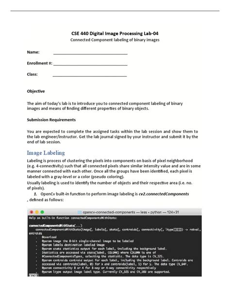 Dip Lab 4 Pdf Computing Computer Programming