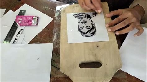 Praktik Seni Budaya Grafis Cetak Datar 9b Youtube