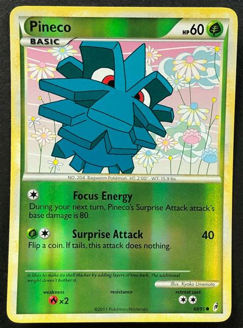 Pineco Reverse Holo 68 Prices Pokemon Call Of Legends Pokemon Cards