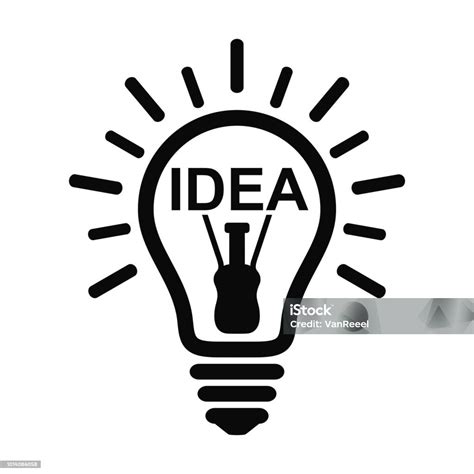 Ikon Garis Bola Lampu Ide Dengan Sinar Simbol Kreativitas Ilustrasi Stok Unduh Gambar Sekarang