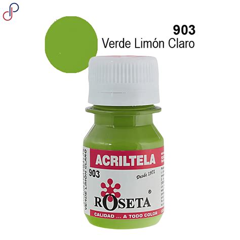 Acriltela Roseta Verde Limón Claro