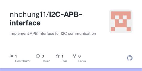 Github Nhchung I C Apb Interface Implement Apb Interface For I C
