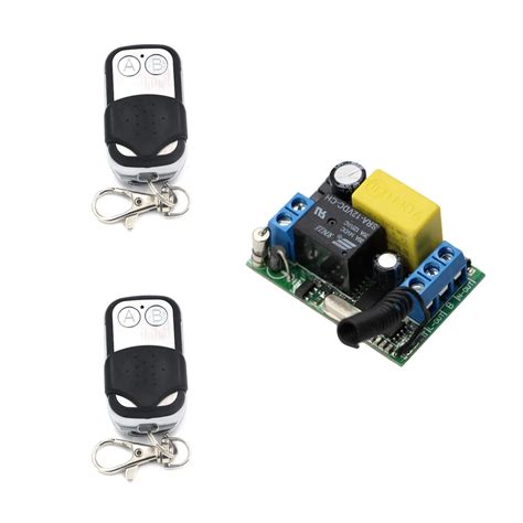 AC 220V 1CH Wireless Relay Remote Control Light Switches Radio Light Switch Remote ON OFF