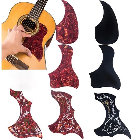 1pcs Self Adhesive Acoustic Guitar Pick Guards Scratch Plate Multi Color And Shape Pickguard