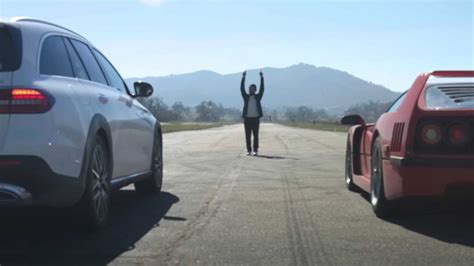 Watch Doug Demuro Drag Race His Mercedes E450 All Terrain Against
