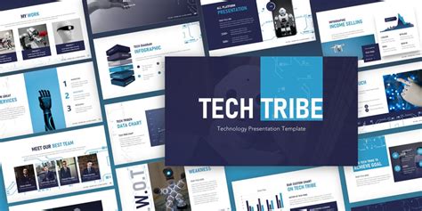 Tech Tribe Technology Powerpoint Presentation Template