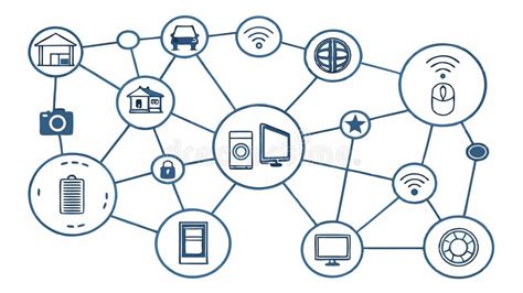 Network Devices Connection Internet Of Things And Digital Technology