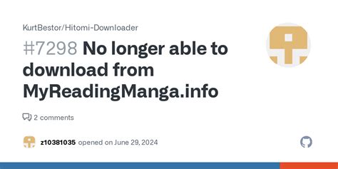 No Longer Able To Download From · Issue 7298