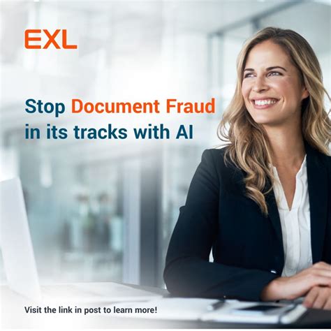 Documentfraud Ai Machinelearning Frauddetection Digitaltransformation Exl
