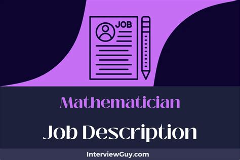 Mathematician Job Description Updated For 2025 Mathematician Job Description Updated For 2025