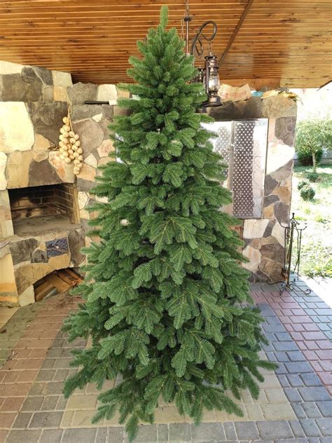 Штучна ялинка Елітна лита 210 см Зелений Еліт З 210 • Краща ціна в Києві Україні • Купити в