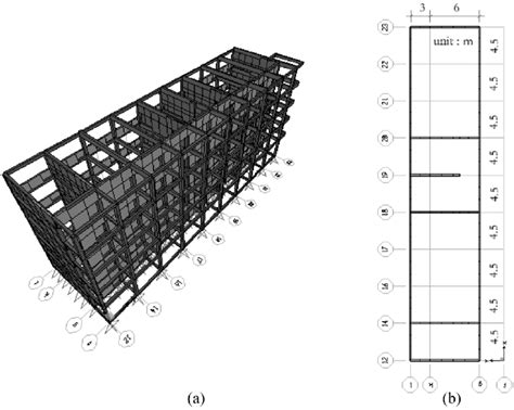 Sap2000 Model Of The Building A 3d Model With Walls Slabs Are Download Scientific Diagram
