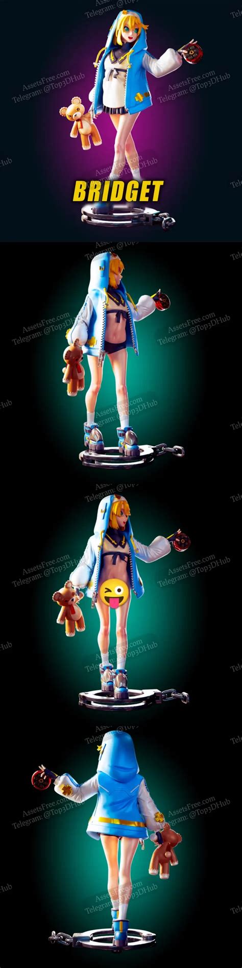 Discover Elegance With Bridget A Graceful 3d Model Tribute 3d Print