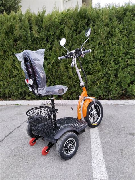 Електрическа Триколка А 3 Задно Задвижване 750w Електрически скутери тротинетки голф ко