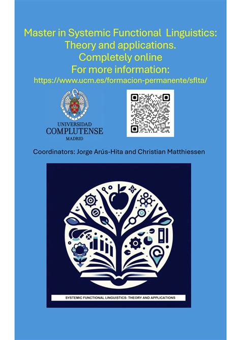 Pdf Master In Systemic Functional Linguistics Theory And Applications Completely Online