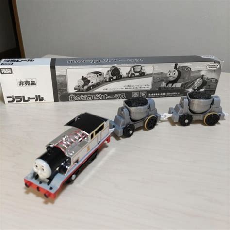 Takara Tomy Thomas Plarail Silver Shiny Thomas Not For Sale W Box