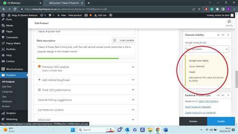 On Product Page Issues Detected Issues Description This Value Should
