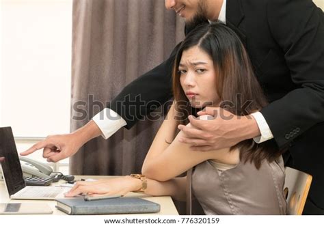 Sexsual Harassment Workplace Unhappy Female Employee Stock Photo 776320159 Shutterstock