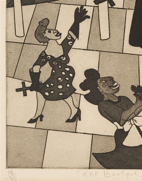 Lot 398 Camille Billops Etching Kkk Boutique Ii Case Auctions