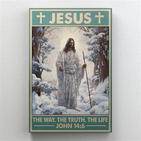 Trinx Jesus The Way The Truth The Life 1 Piece Rectangle Graphic Art