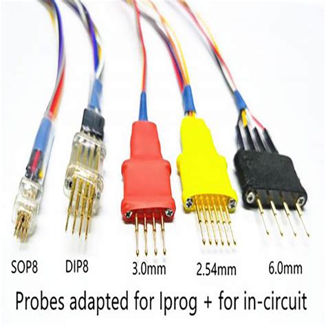 Newest Iprog Cable Wires Without Soldering Pins 5 Probe Adapters Works Ecu For Xprog Iprog In