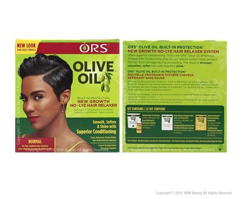 Ors Olive Oil Built In Protection New Growth No Lye Hair Relaxer