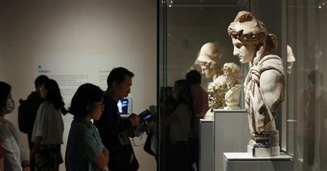 국립중앙박물관 그리스가 로마에게 로마가 그리스에게 전시 개최