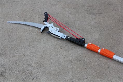 กิ่งไม้ล้ำ กรรไกรตัดกิ่งไม้สูงแบบกระตุก Sk5 ด้าม 3 5 เมตร