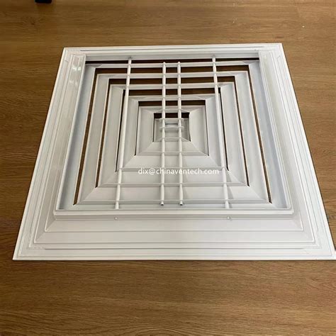 Hvac Ductwork Diffusers Adjustable Air Diffuser Square Ceiling Vent