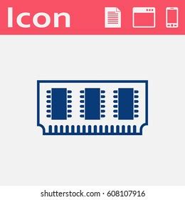 Memory Icon Vector Ram Icon Vector Stock Vector Royalty Free 2244921505 Shutterstock