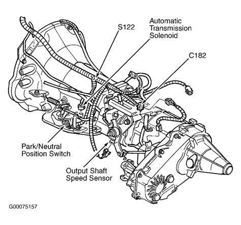 Output Speed Sensor I Cannot Locate Where The Output Speed Sensor