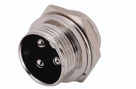 Mx M 16 Mic 3 Pin Plug Female Connector At ₹ 48 50 Piece In Chennai Id 2853169826448