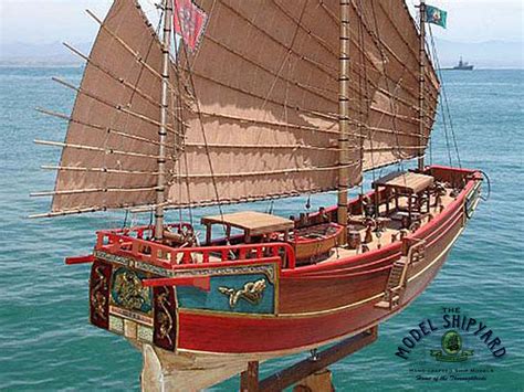 Junk Boat Model An