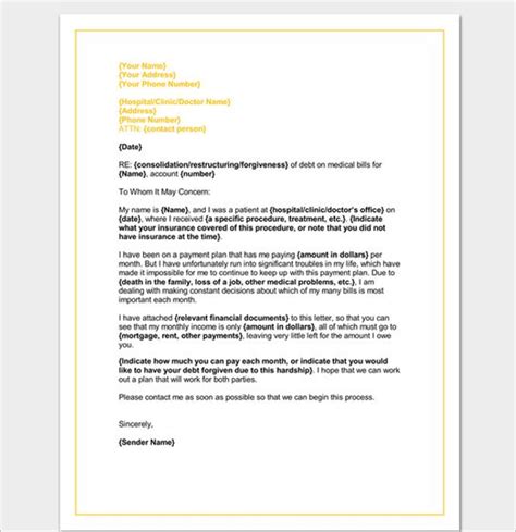 36 Hardship Letter Templates Free PDF Examples