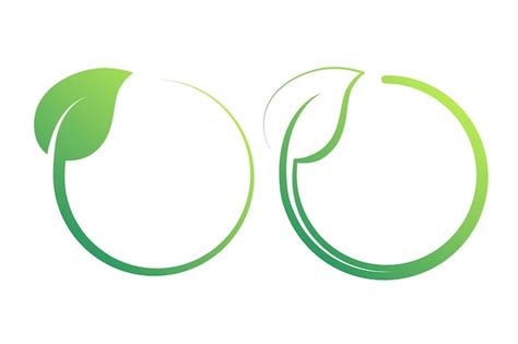 Premium Vector Eco Circle Logo
