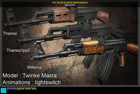 1st Tactical Ak47 Animations Counter Strike Source Mods