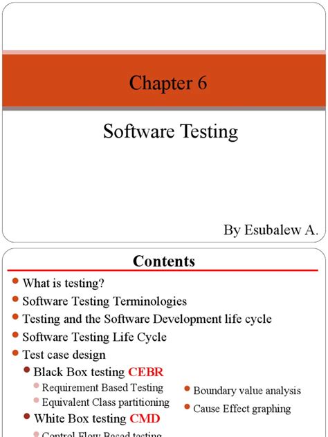 Chapter 1 Software Testing Lecture 1 And 2 Download Free Pdf