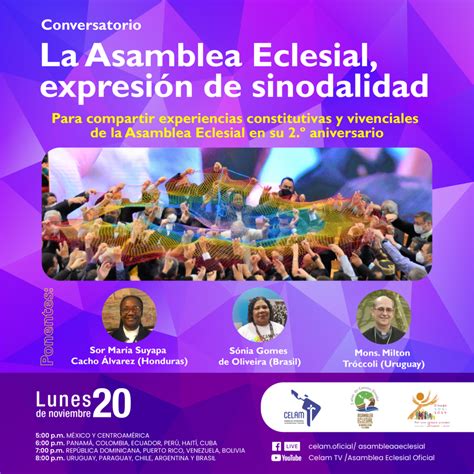 Todo Listo Para El Conversatorio “asamblea Eclesial Expresión De