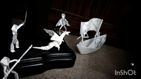 اوریگامی آدمک اوریگامی شوالیه اوریگامی جنگجو