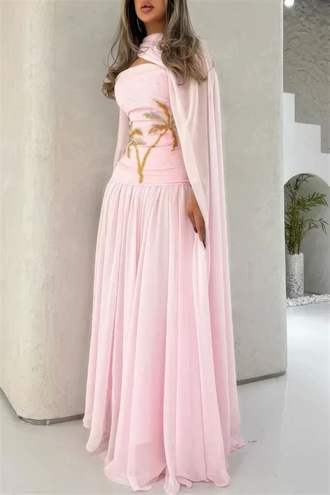 Robe Rose Poudré Et Pâle Pour Mariage Soirée Cocktail Et Cérémonie